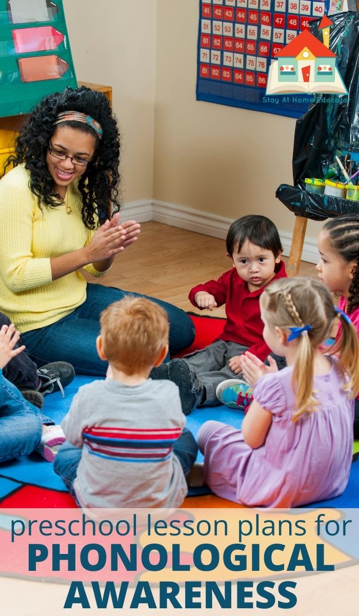 Phonological Awareness Preschool Lesson Plans Stay At Home Educator Phonological Awareness Preschool Lesson Plans Stay At Home Educator