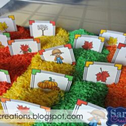 20 Preschool Autumn Sensory Bins - Stay At Home Educator