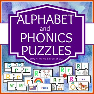 Preschool Phonics Centers - Stay at Home Educator
