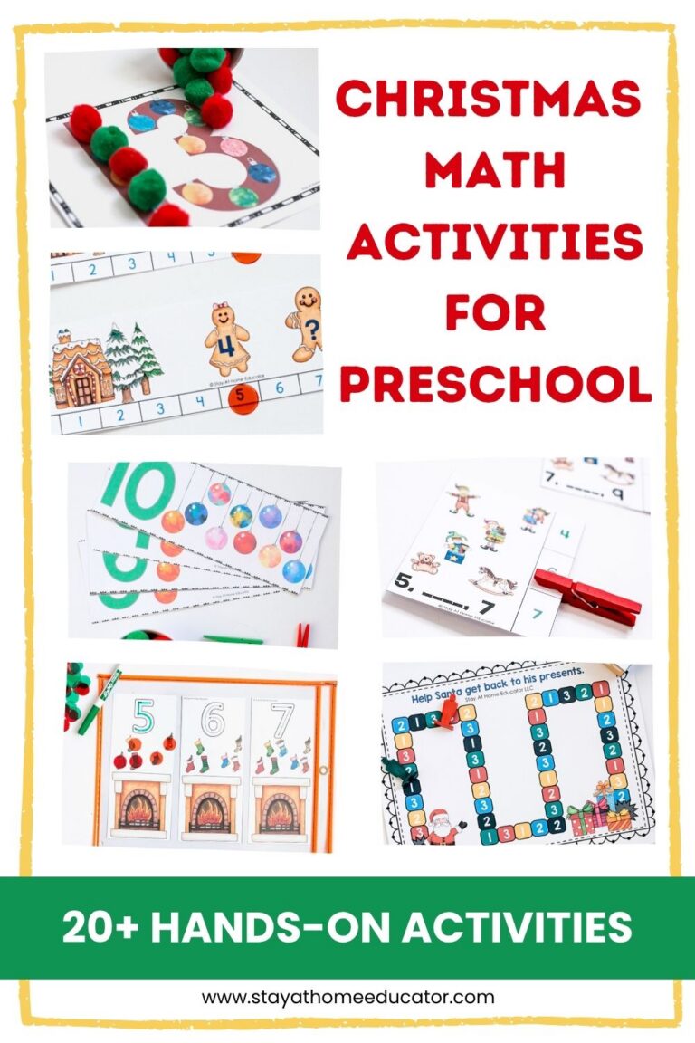 Top Picks for Christmas Math Activities for Preschoolers - Stay At Home ...