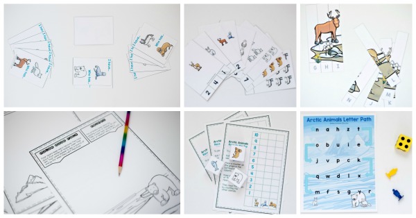 6 Arctic Theme Printables for Preschoolers - Stay At Home Educator