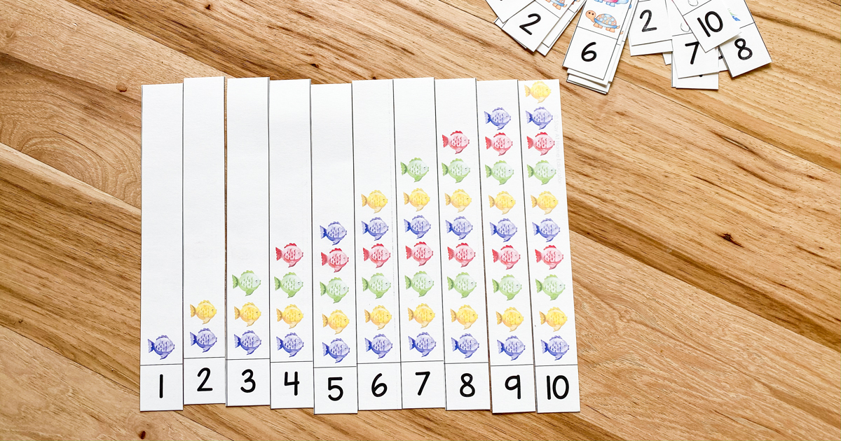 Free Number Sequencing Puzzles 1 10 Stay At Home Educator