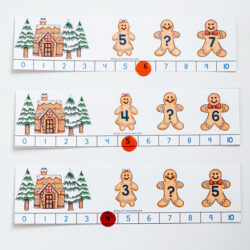 Christmas Number Activities for Preschool - Stay At Home Educator