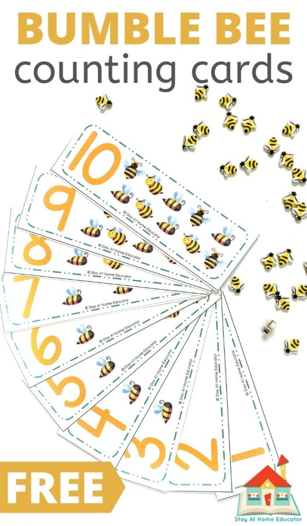 Bee Counting Activities for Preschool Math Fun