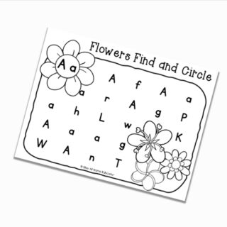ABC Find & Circle Worksheets for the Entire Year - Stay At Home Educator