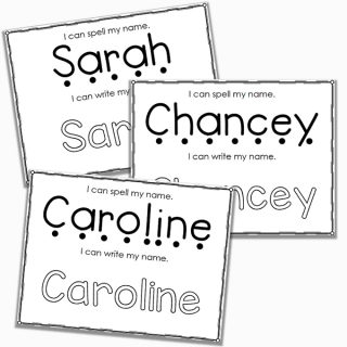Editable Name Spelling Practice Mats - Stay At Home Educator