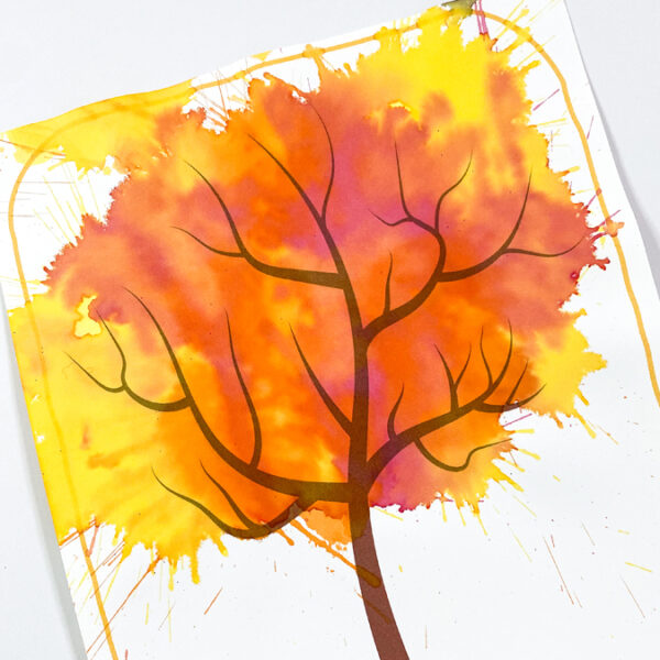 Fall Tree Craft: Creative Fall Process Art for Preschoolers