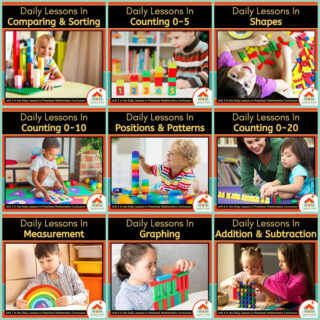 * Daily Lessons in Preschool Literacy & Math Curriculum