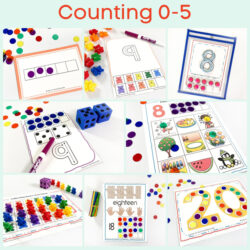 Daily Lessons in Counting 0-20 | Preschool Math Bundle