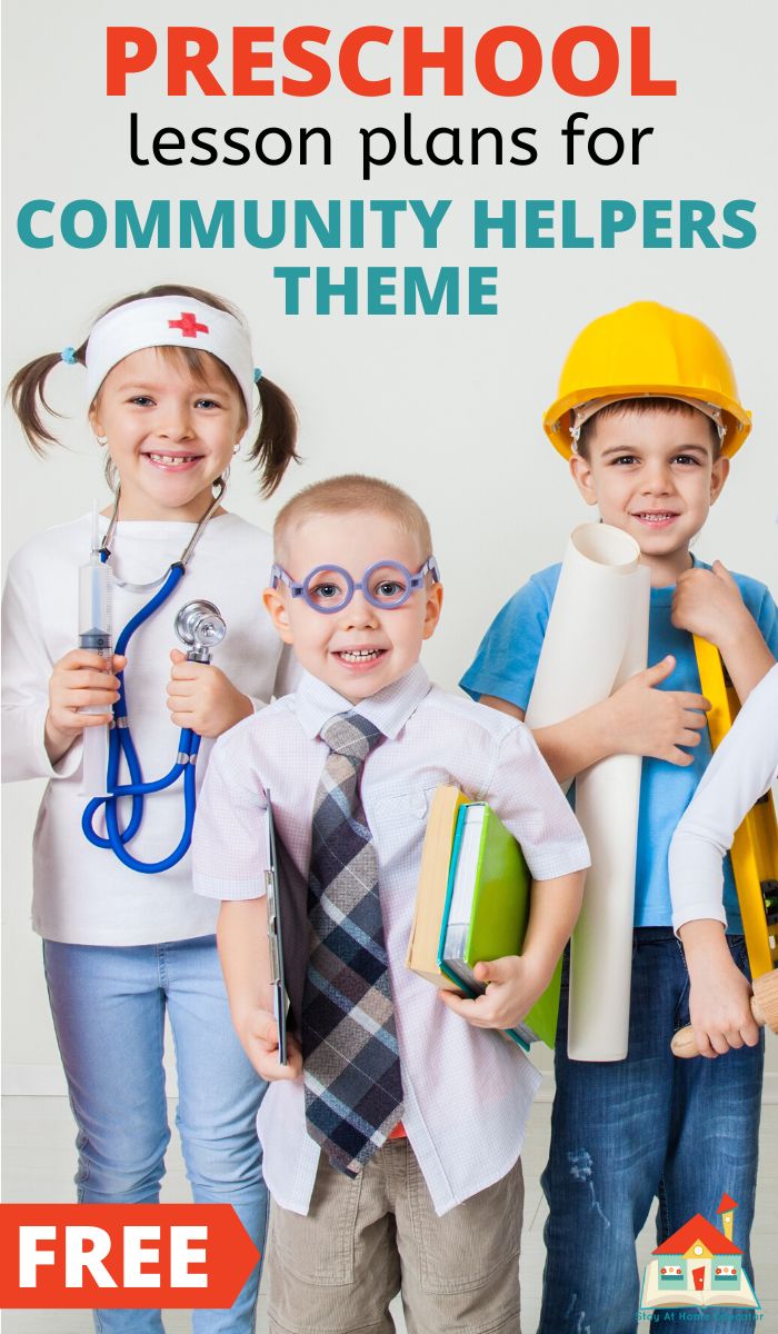 Free Community Helpers Preschool Lesson Plans Stay At Home Educator Free Community Helpers Preschool Lesson Plans Stay At Home Educator