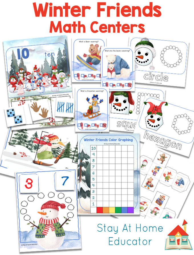 6 Winter Math Activities For Preschoolers Stay At Home Educator 6 Winter Math Activities For Preschoolers Stay At Home Educator