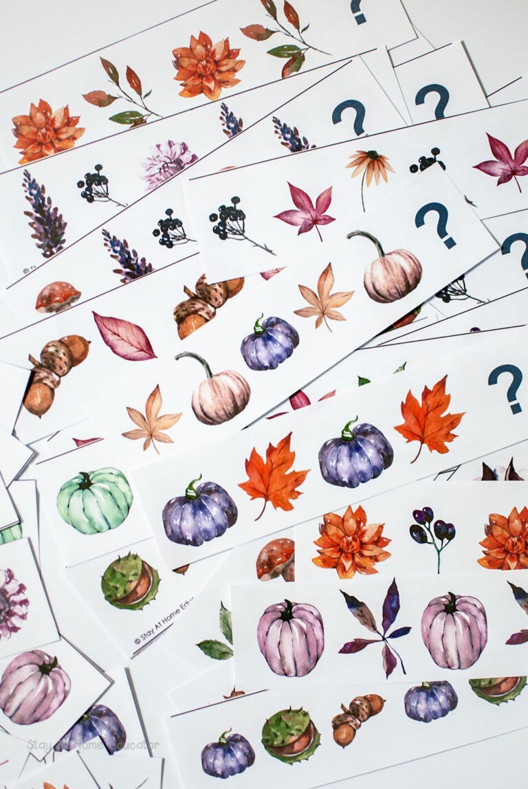 Creative Ways to Explore Fall Patterns in Preschool - Stay At Home Educator