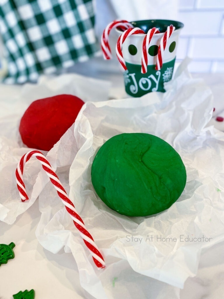 Christmas Playdough: Homemade Fun for the Holidays - Stay At Home Educator