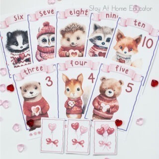 Preschool Math Counting Activities for Valentine's Day - Stay At Home ...