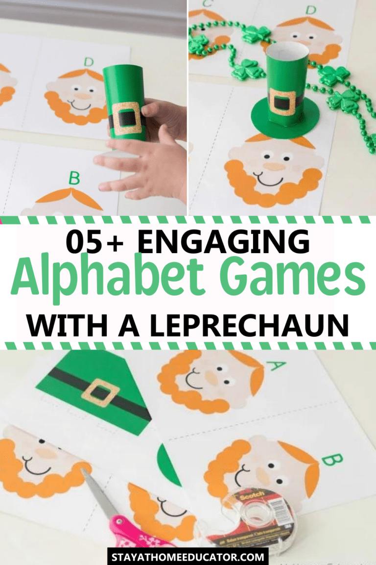5+ Leprechaun Alphabet Games
