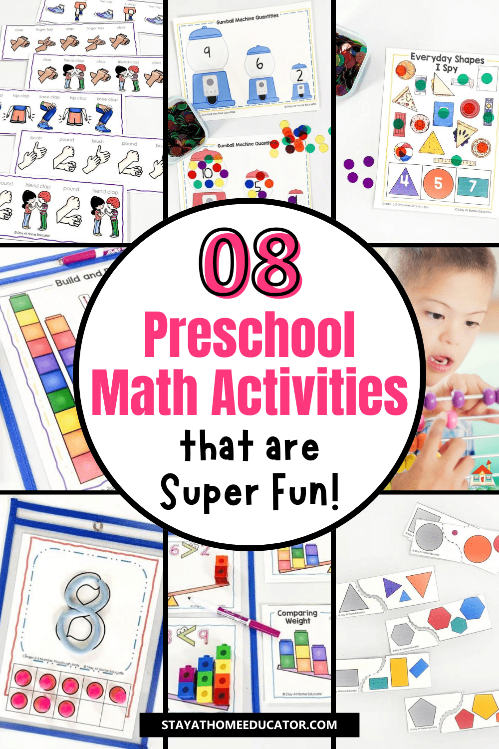Fun Preschool Math Centers Ideas - Stay At Home Educator