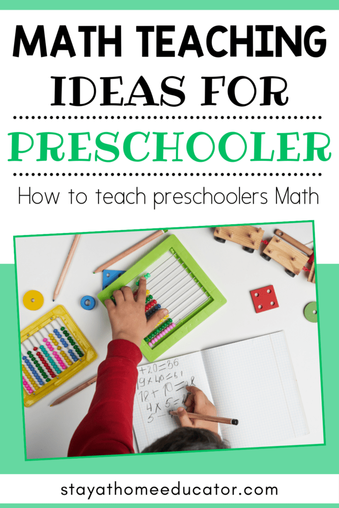Fun Ideas for Teaching Preschool Math - Stay At Home Educator