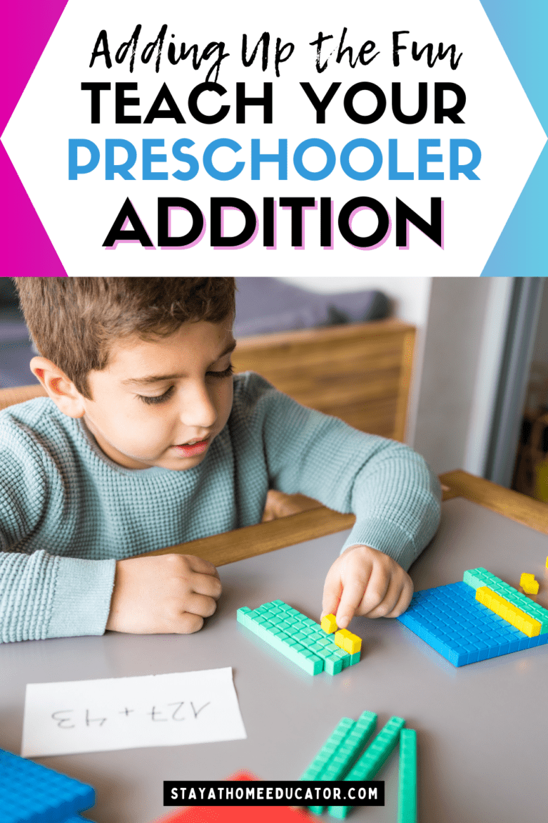 Adding Up the Fun: Teach Your Preschooler Addition - Stay At Home Educator