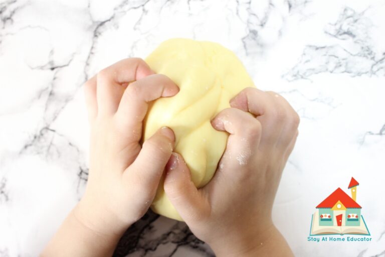 Edible Pudding Playdough Recipe - Stay At Home Educator