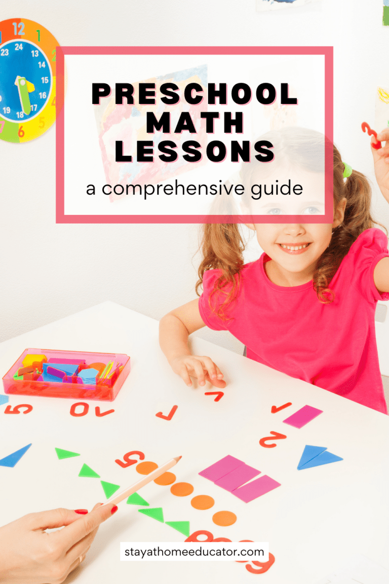 Preschool Math Lessons: A Comprehensive Guide - Stay At Home Educator