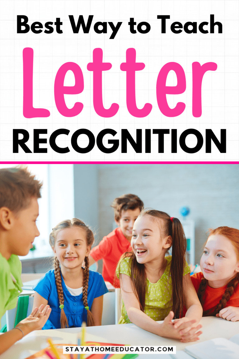 Best Ways to Teach Letter Recognition in Preschool - Stay At Home Educator