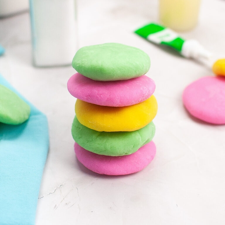 Easy Microwave Playdough Recipe - Stay At Home Educator