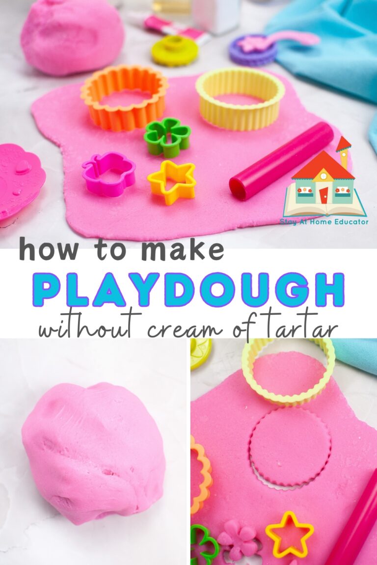 Playdough Recipe Without Cream of Tartar or Lemon Juice - Stay At Home ...