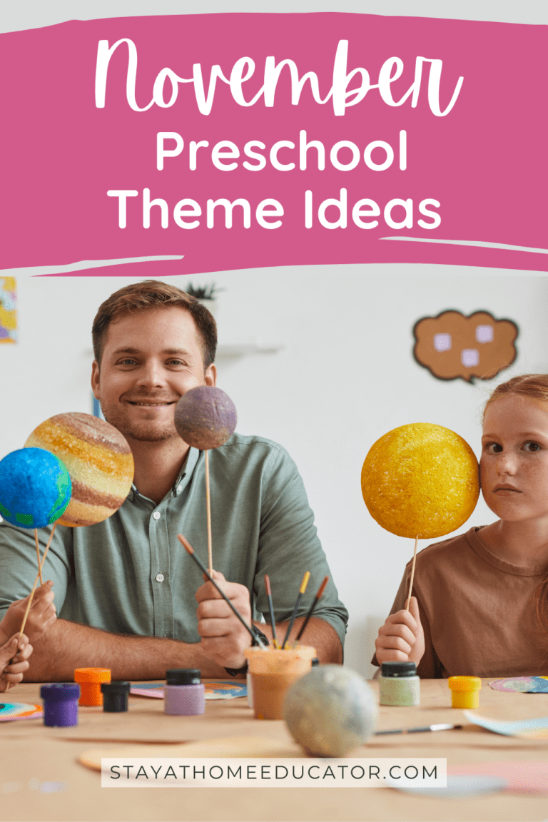 November Preschool Theme Ideas - Stay At Home Educator
