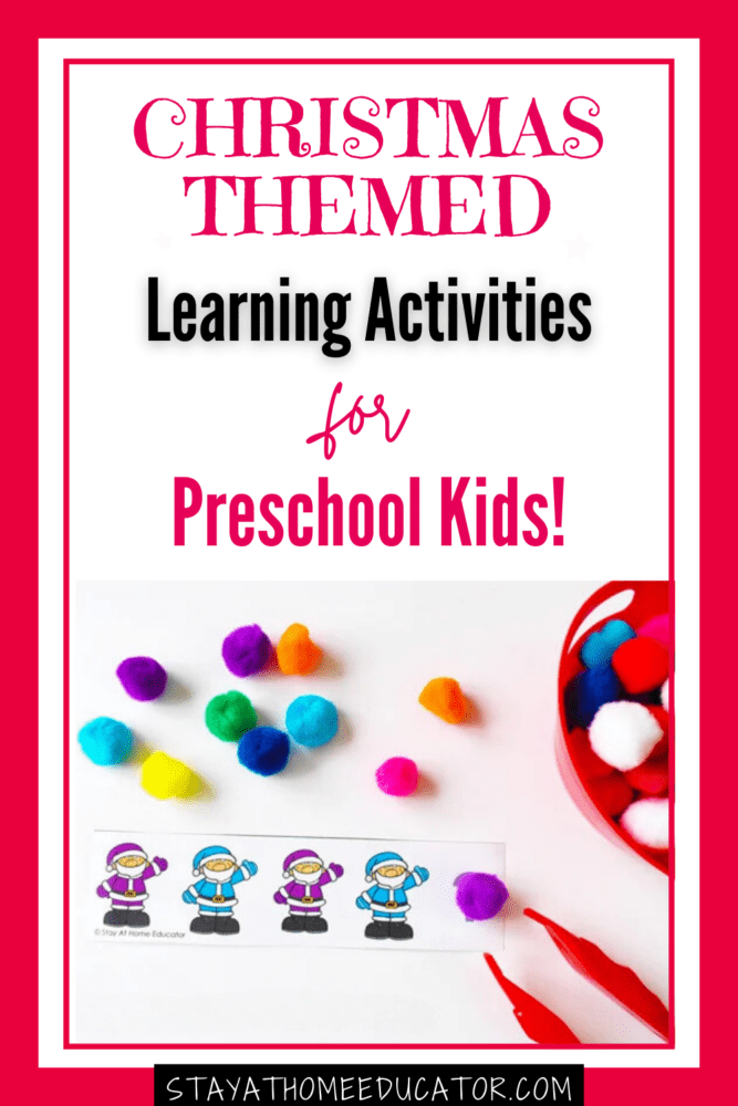 Christmas Preschool Theme Ideas - Stay At Home Educator