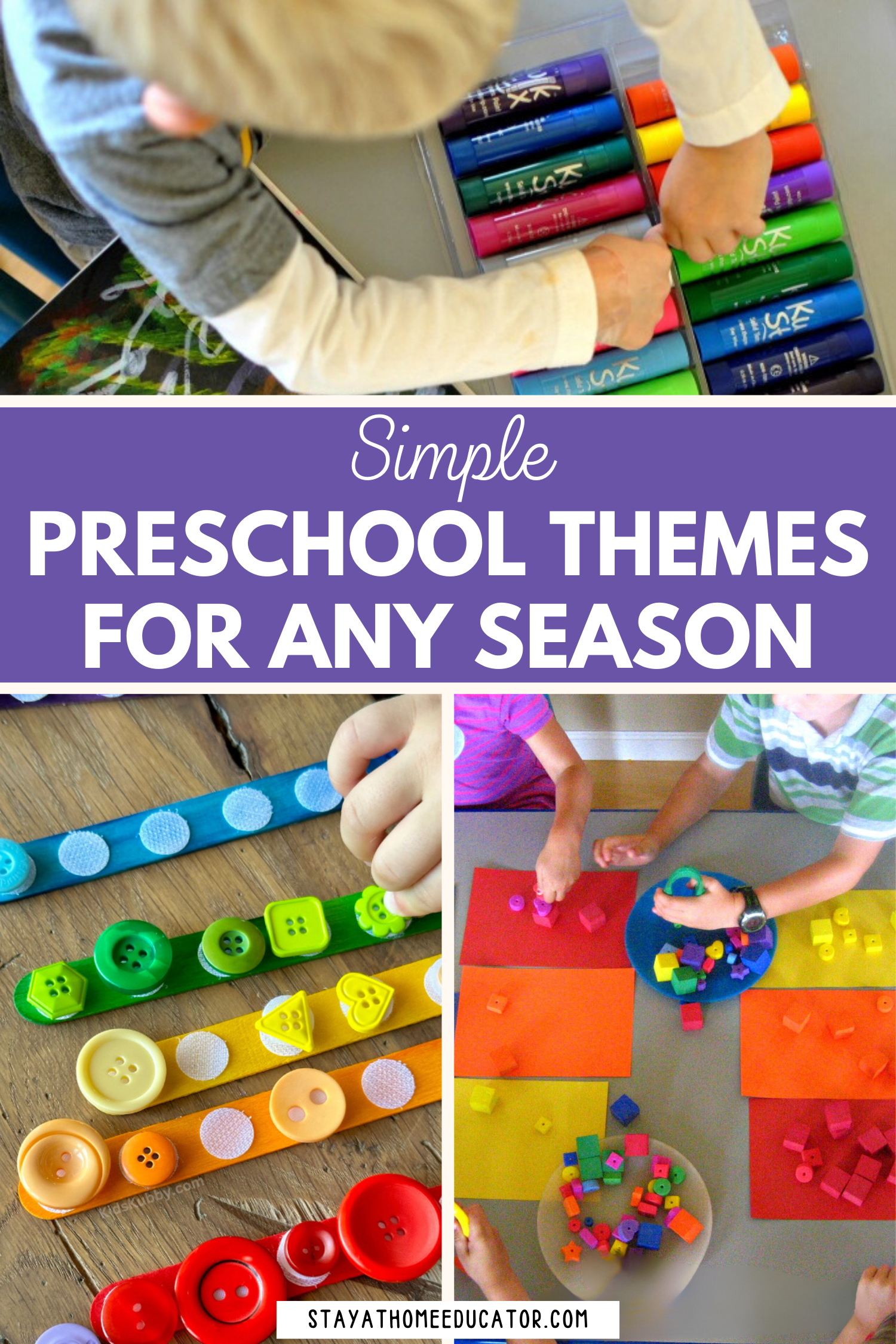 Easy Preschool Theme Ideas - Stay At Home Educator