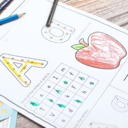 Hands-on Alphabet Worksheets - Stay At Home Educator