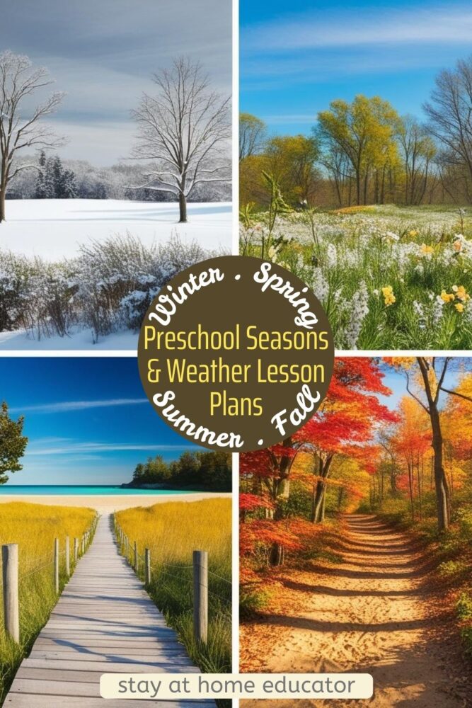 Preschool Seasons And Weather Lesson Plans - Stay At Home Educator