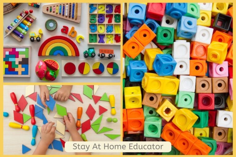 Preschool Math Toys for Early Learning Success - Stay At Home Educator
