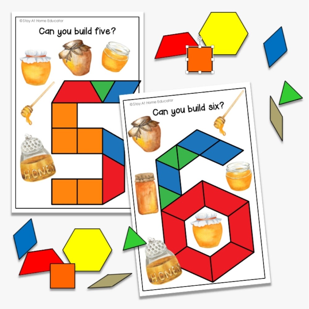 Bees & Honey Preschool Centers: Printables for Kids