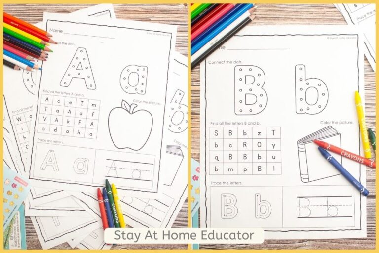 Hands-On Letter Recognition Worksheets & Activities for Preschool ...
