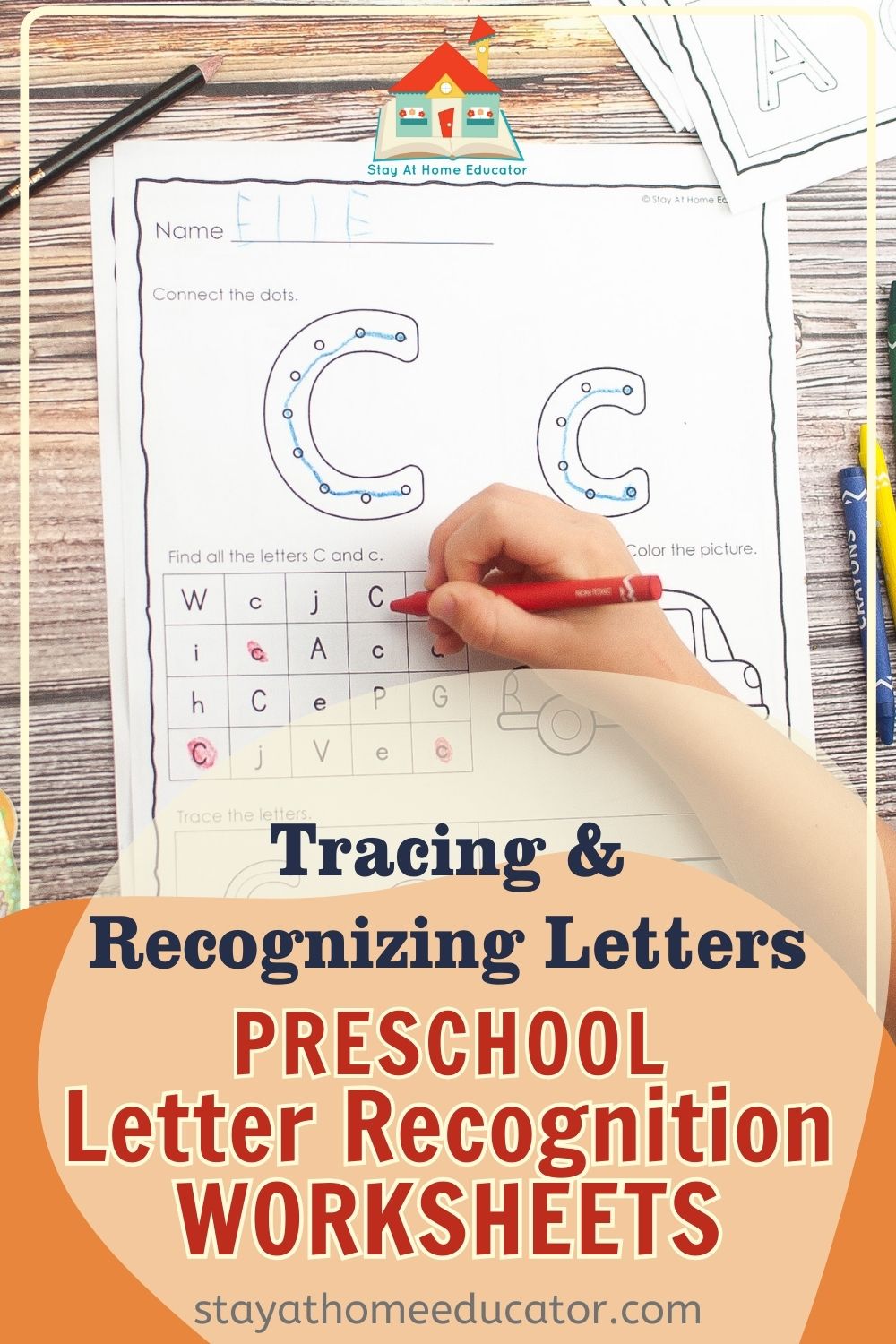 Hands-On Letter Recognition Worksheets & Activities for Preschool ...