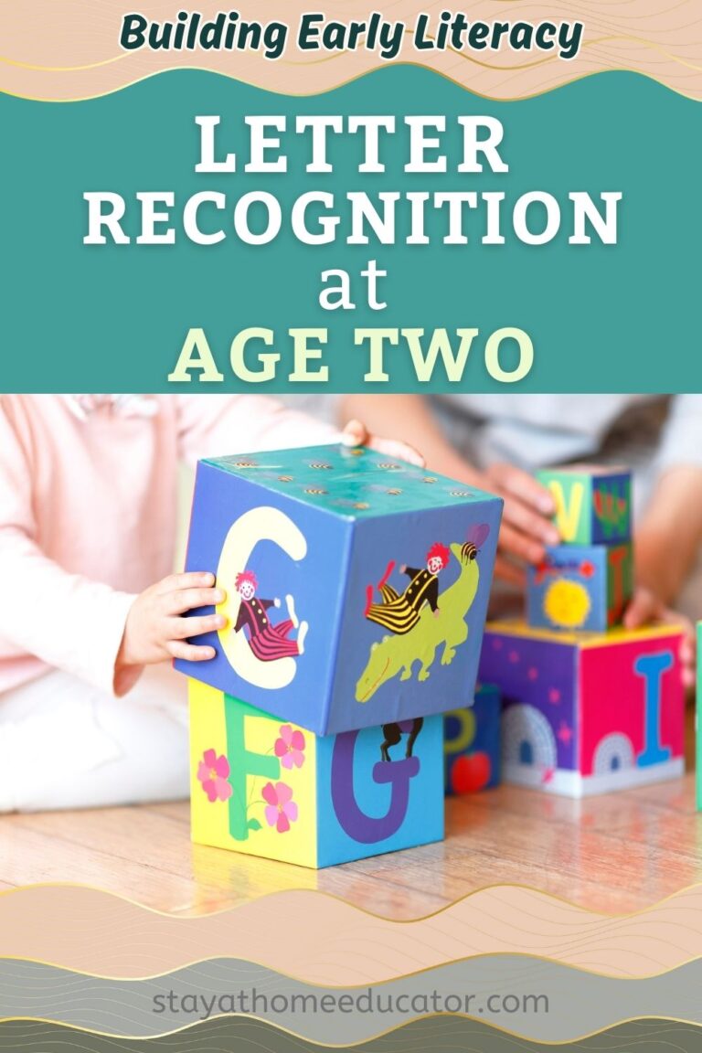 Letter Recognition at Age Two - Stay At Home Educator