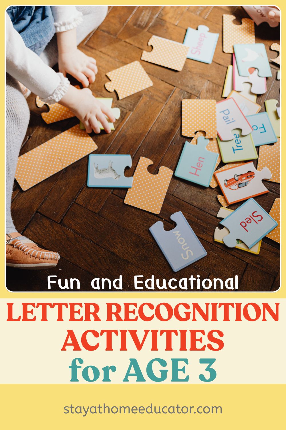 Letter Recognition at Age 3 - Stay At Home Educator