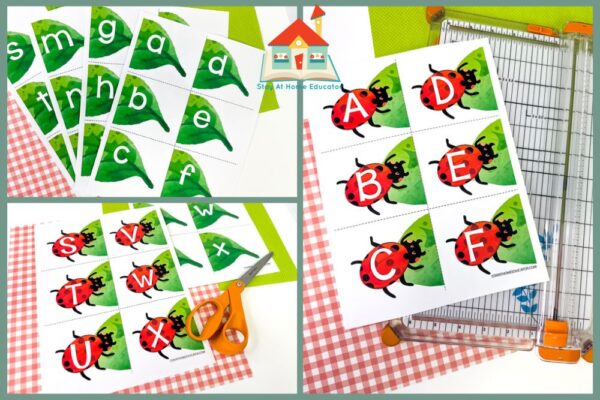 Ladybug Alphabet Matching Printable - Stay At Home Educator