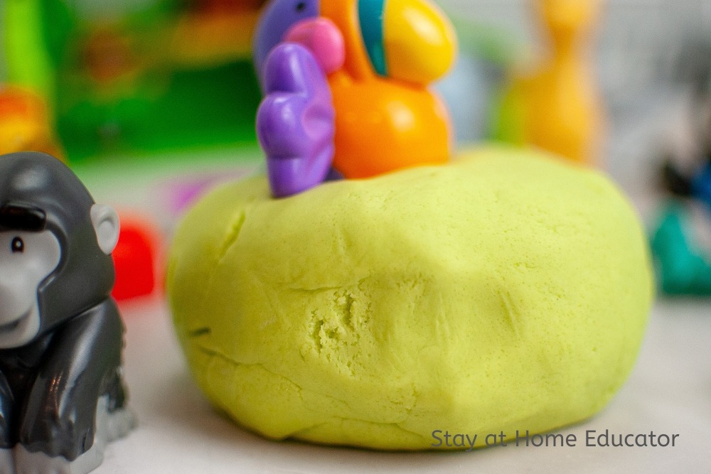 Simple and Fast No Cook Playdough Recipe - Stay At Home Educator
