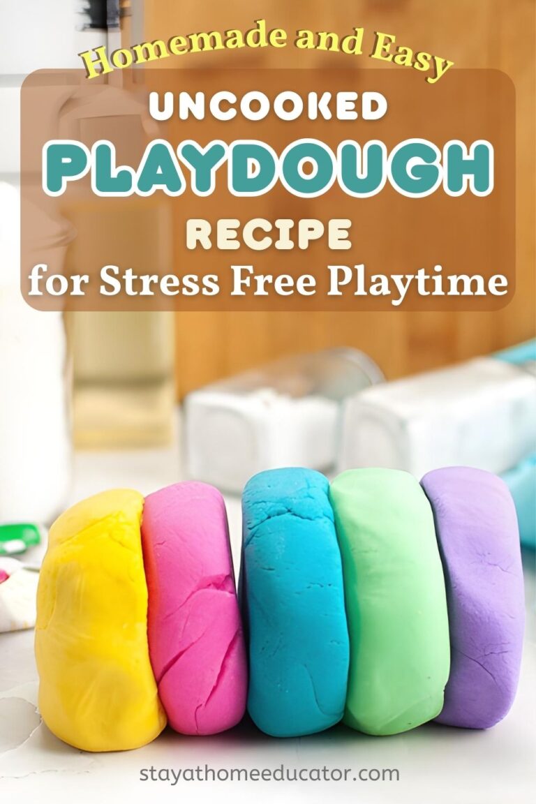 Uncooked Playdough Recipe: Easy and Fast