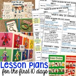 20 Easy & Fun First Week of Preschool Activities - Free Printables!