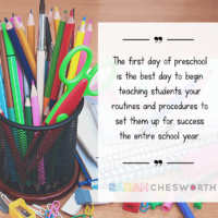 20 Easy & Fun First Week of Preschool Activities - Free Printables!
